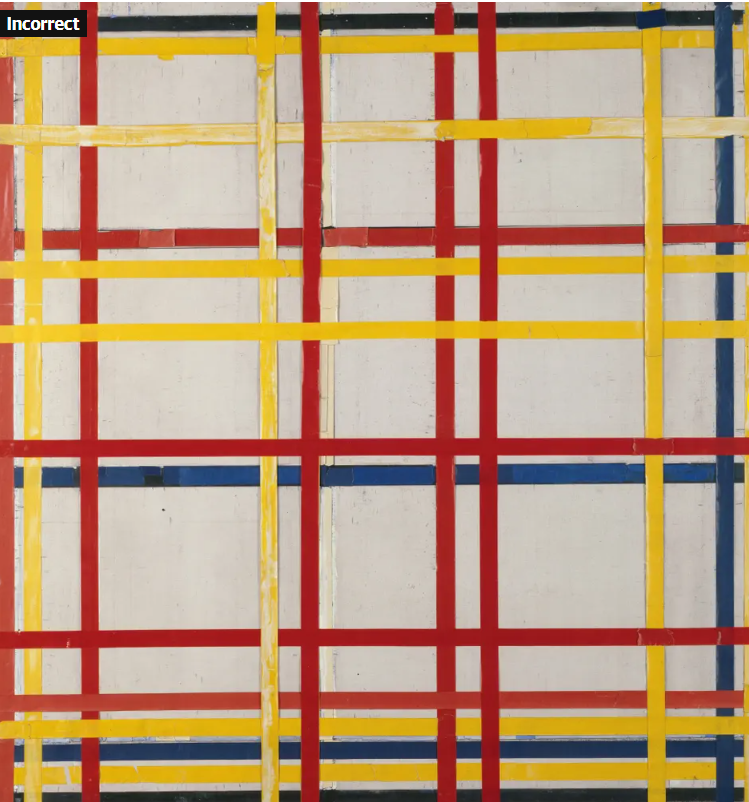 Картина Мондриана 75 лет висела в музеях вверх ногами СмартПресс